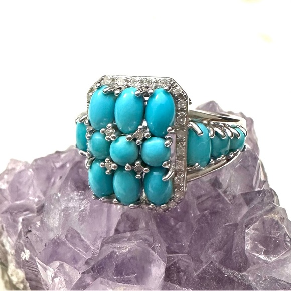 Colleen Lopez | Jewelry | Colleen Lopez Kingman Turquoise Cluster And ...